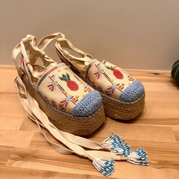 FARM Rio | Shoes | Farm Rio Paradise Espadrille Platform Sandals | Poshmark